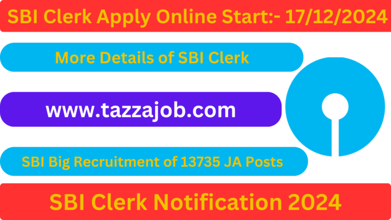SBI Clerk Notification 2024 Out | SBI JA Notification 2024